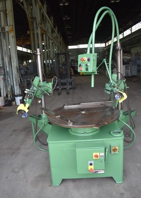 Redin #72, 72" universal dual arm gear deburrer w/2 adjustable heads ...