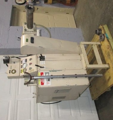 Wahlco, laboratory piston extruder, 15 ton, 2.6" ID x 21" long chamber ...