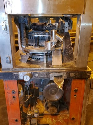 Manesty #Rotapress-Mark, rotary tablet press, 45 station, force feeded ...