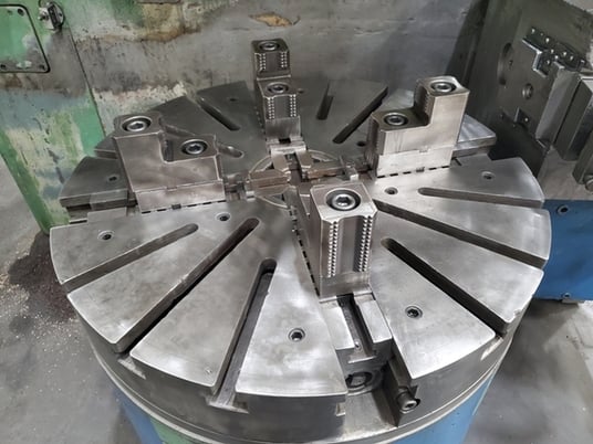 36" Bullard #Cutmaster-75, vertical turret lathe, 4-jaw chuck, flush ...