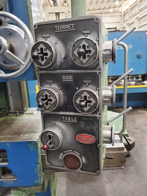 36" Bullard #Cutmaster-75, vertical turret lathe, 4-jaw chuck, flush ...