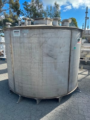 2000 gallon Greer Steel, Stainless Steel above ground storage tank, 8 ...