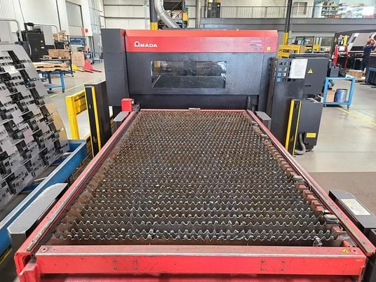 Amada #FOM2-3015-NT, CNC Co2 laser, 4000 watt, 5' x10' sheet, NT ...