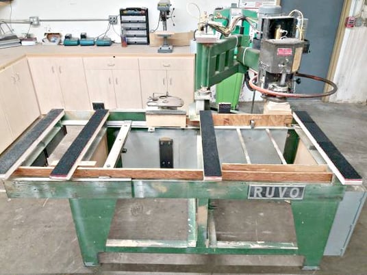 Ruvo 9715, Door Lite Cut-Out Machine, 80" H x 36" width door, 2 HP ...