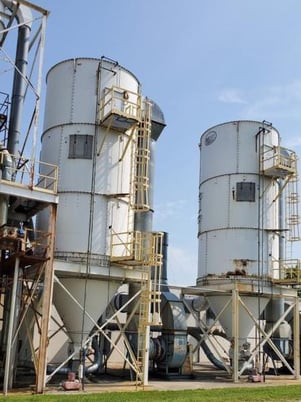 50000 cfm MAC #120-MCF-572, Reverse Air Fan Baghouse Dust Collector, 7. ...