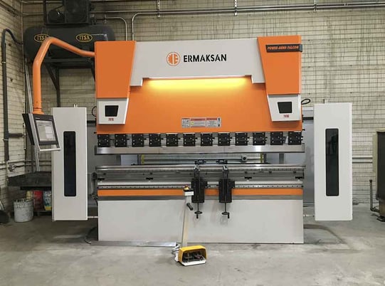66 Ton, Ermaksan #Power-Bend-Falcon-2100-66, 6' 8" OA, 66" between ...