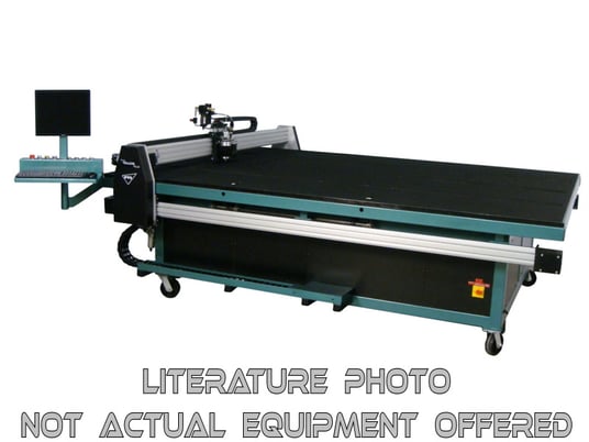 Aculite 72X96-CNC, Glass Cutting Table, 72" x 96" glass size, 83" x 123 ...