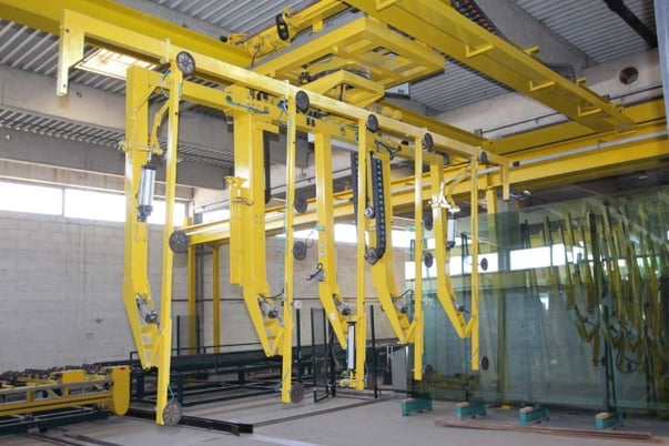 Hegla PBS-6133, Glass Gantry Loading System, Automatic loading rotating ...