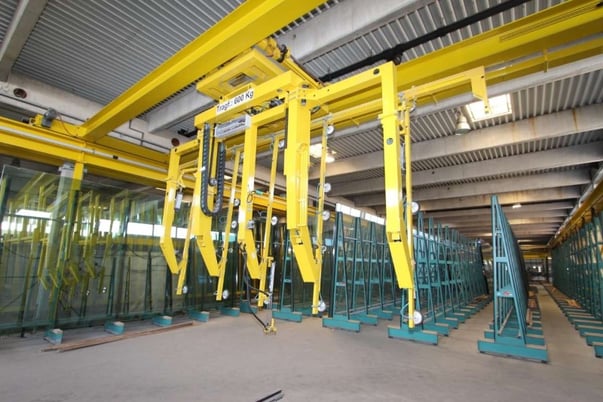 Hegla PBS-6133, Glass Gantry Loading System, Automatic loading rotating ...