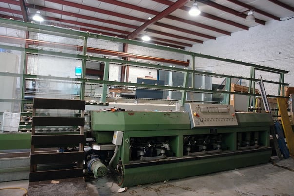 Cmb-Besana R8/OG, Vertical Glass Edge Grinder, 1/8" - 3/4" thick, 3-7/8 ...