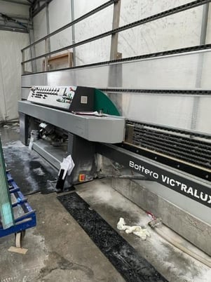 Bottero Victralux-110FX, Vertical Glass Edge Grinder, 10-Spindle, 0.6 ...