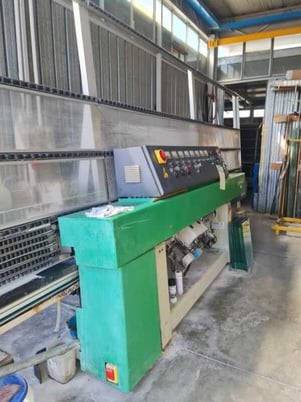 Bottero Victralux-108F, Vertical Glass Edge Grinder, 8-spindle, 0.6 - 6 ...