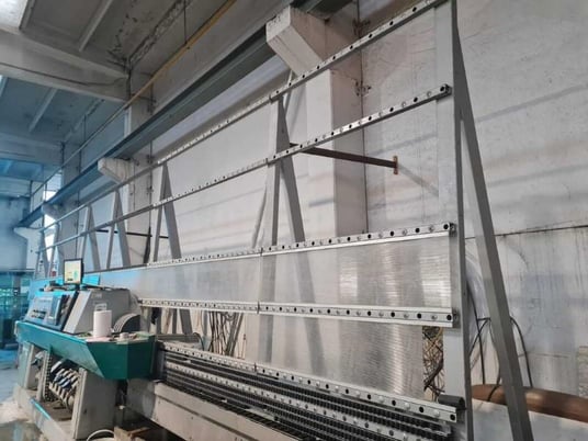 Bottero Variant-810BC, Vertical Glass Edge Grinder, 10-Spindle, 18 FPM ...