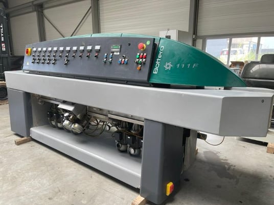 Bottero Victralux-111-F, Vertical Glass Edge Grinder, 11-Spindle, 24 ...