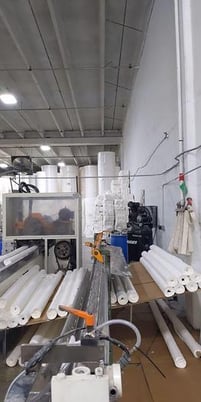 Tissue Converting line, Perini, 2 unwind stands for 2 ply, rewinder ...