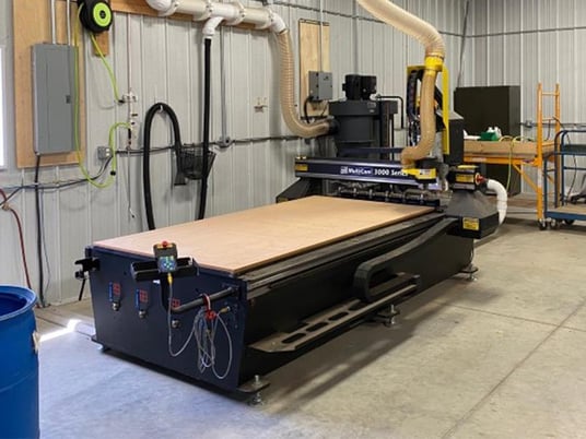 Multicam 3000-Series-3-103-R, ATC CNC Router, 50" x 100" table, (1) 13. ...