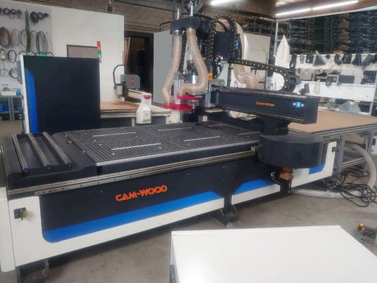 Cam-Wood IN-510-R, ATC CNC Router, 5' x 10' table, 3-axis, 63" X, 126 ...