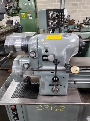 11" x 18" Hardinge #HLV-H, precision toolroom lathe, 6" swing over ...