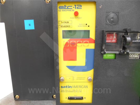 1200 Amps Square D Merlin Gerin Mp12 H1 Eo/bi 4 Pole 120 Volts AC Control, 24 Volts DC Shunt ...