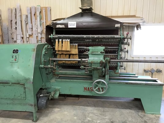 Nash #50-72, Production Spindle Sander, (10) Spindles, 72" chucking ...