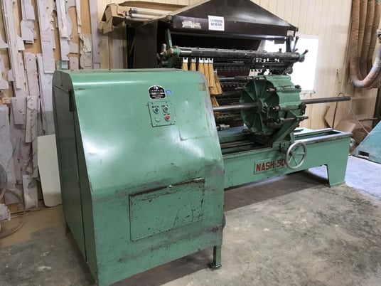 Nash #50-72, Production Spindle Sander, (10) Spindles, 72" chucking ...