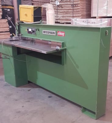 Kuper FW-1150, Zig-Zag Veneer Stitcher, 0.188" thickness, 45.25" throat ...