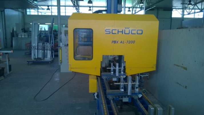 Schuco #PBX-AL-7200, Profile Machining Center, 283" process length, 296 ...
