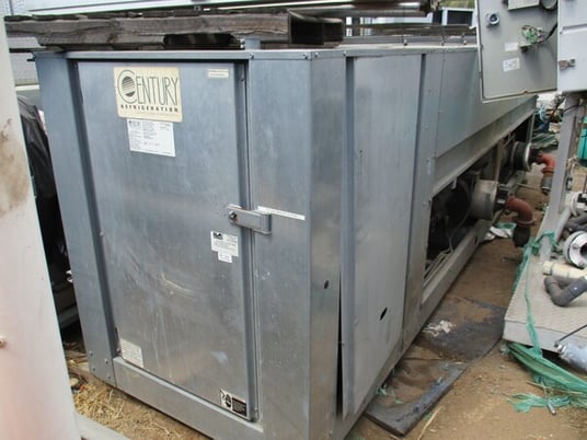 400 Ton, Century #CRWC-AC3CS40H2, chiller, air cooled, water cooled for ...