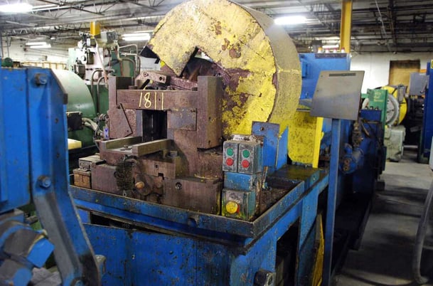 3-1/2" Dickey & Son, rotary forming machine, hydraulic pump & motor for ...