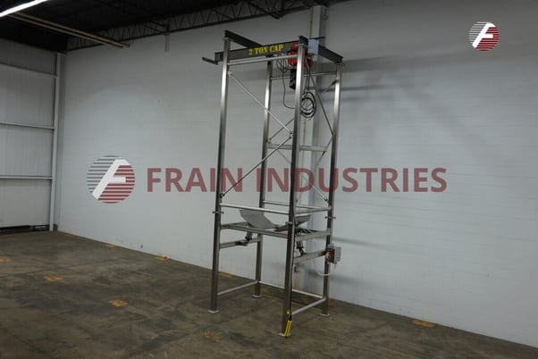 Bulk Bag / Super Sack Unloading System, AMS #SH-100, 4000 lb. capacity ...