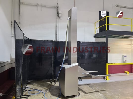 Bohle #HS1000, material handling tote dump, rotating column tote lift ...