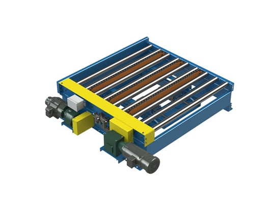 48" wide x 12' long, Lewco #NS-CDLR25-48-4.5-144, chain driven powered ...