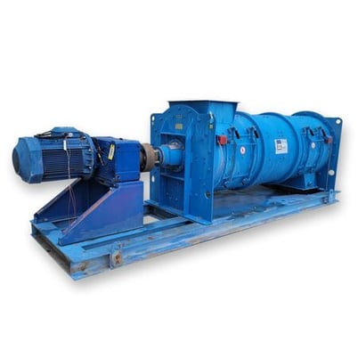 WAMGroup #WBH10200T011, batch-type horizontal plow mixer, 75 HP, 94 cu ...
