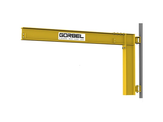 .25 Ton, Gorbel WC200, jib crane, 18' arm length, 200 degrees rotation ...