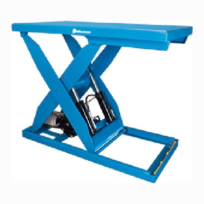 5000 lb. Bishamon L5K-4872, scissor lift, 48" x 72", 8.75 lowered ...