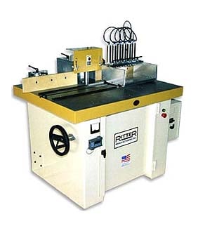 Ritter R-1175, fixed spinlde shaper, (8) spindle speed, 3/4" x 3/8 ...