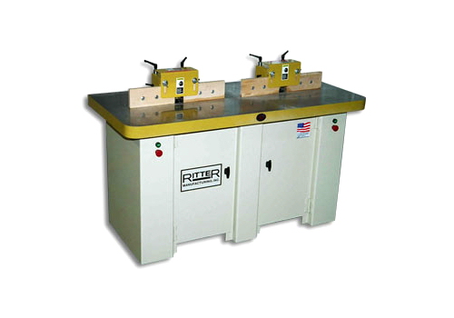 Ritter R-20, double spindle shaper, (2) spindle speed, 4-1/2" opening ...
