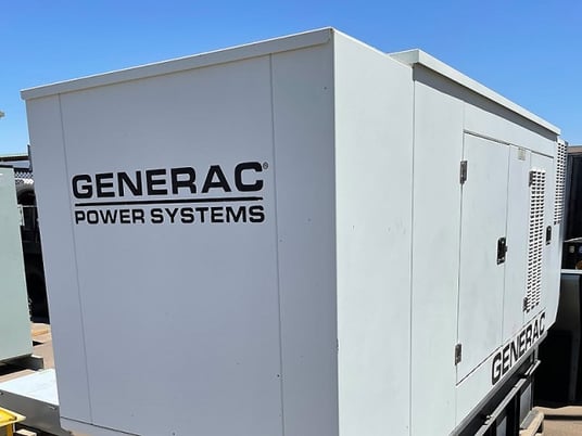 60 KW Generac #SD060, standby diesel generator set, sound attenuated ...