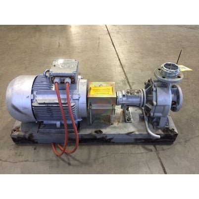 Allweiler #NTT50-200-187 U5A W4, volute casing centrifugal pump, 24 HP ...