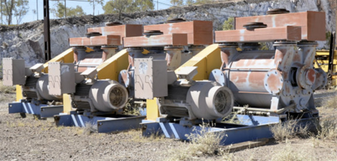 Jord/krupp, Horizontal Vacuum Belt Filters, 4.2' m width x 109' m2, 3 ...