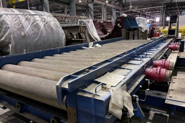 64" Hot plate rolling mill, 4-Hi, completely rebuilt by Danieli, 2010 ...
