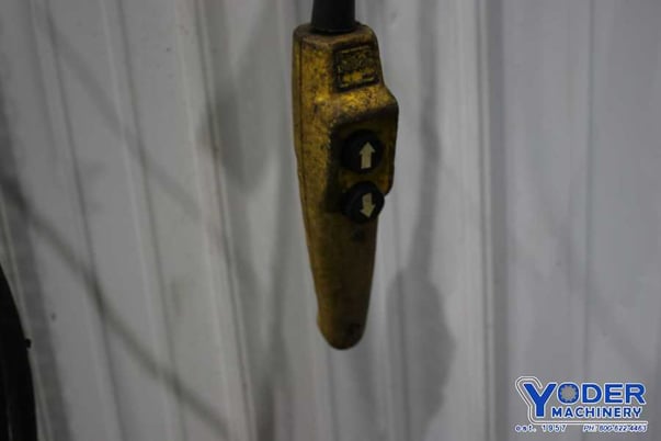 .2 Ton, Budgit #113450-20, chain hoist, 10' lift, 32 FPM, 1/2 HP ...