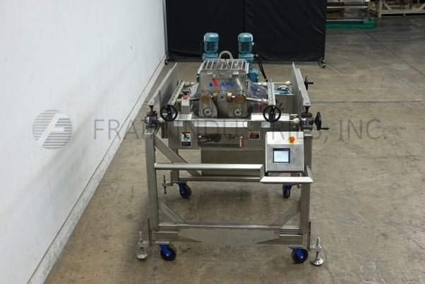 APV #0209/16/1, automatic rotary bar roller press, mounted on 4 leg ...