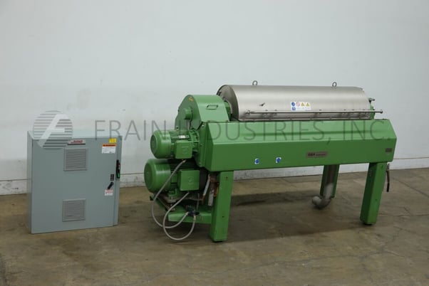 Westfalia #CC450-01-32, solid bowl, 3000 RPM, clarifying & drying ...