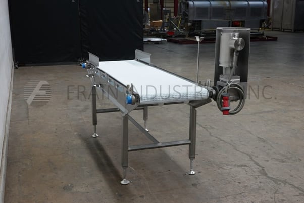 24" wide x 7' long, Ssi Conveyors SSI, Stainless Steel frame table top ...