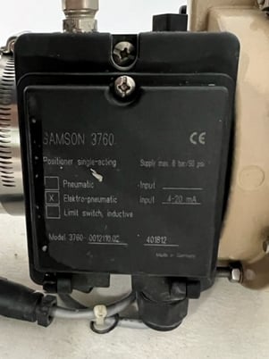 Samson #3277-53104420.01, Pneumatic Diaphragm Actuated Valve for Sale ...