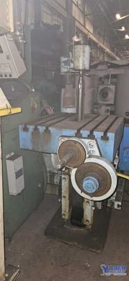 2" x 18" Baker #2, keyseater, 20-1/2" stroke, 24" x 24" table, 3 HP ...