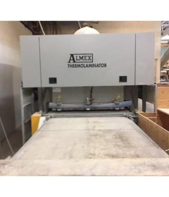 Shaw-Almex #TL6-54-69, ThermoLaminating Veneer Press, 54" x 69" top ...