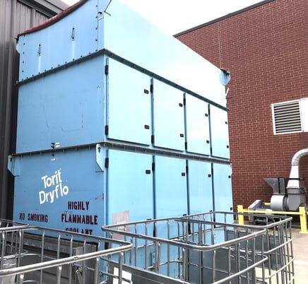 17600 cfm Donaldson #ADMC-AD8 Dryflo 8 cartridge dust collector For ...