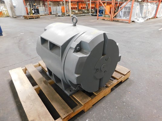 125 HP 1180 RPM Reliance Duty Master Allis-Chalmers motor, Frame 445T ...